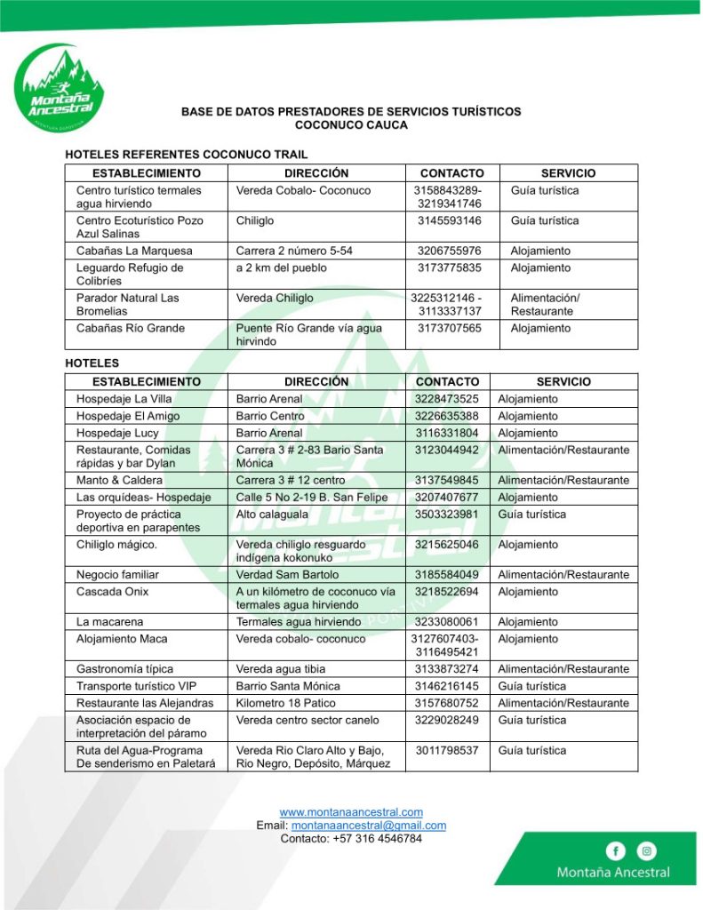 Coconuco vertical – Montaña Ancestral